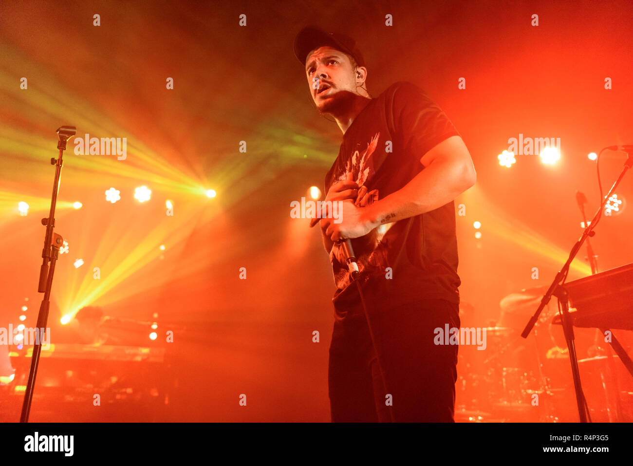 Brighton, UK. 27 November 2018. Raleigh Ritchie performs at Concorde 2 ...