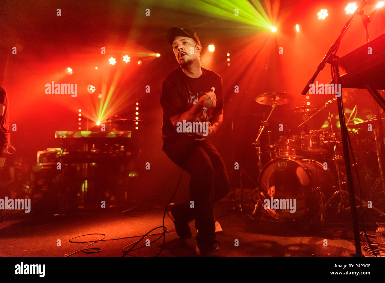 Brighton, UK. 27 November 2018. Raleigh Ritchie performs at Concorde 2 ...