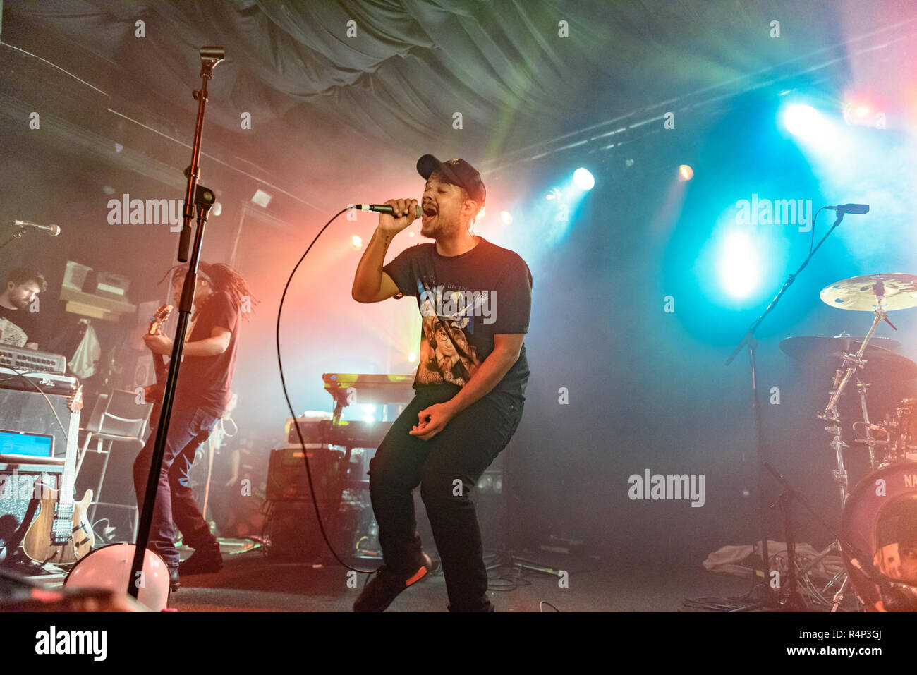 Brighton, UK. 27 November 2018. Raleigh Ritchie performs at Concorde 2 ...