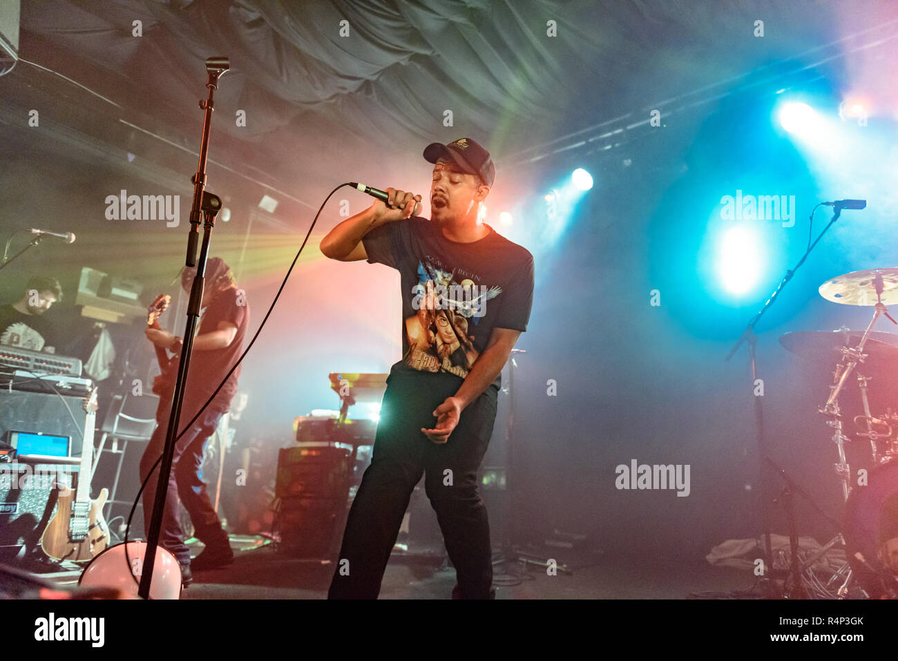 Brighton, UK. 27 November 2018. Raleigh Ritchie performs at Concorde 2 ...
