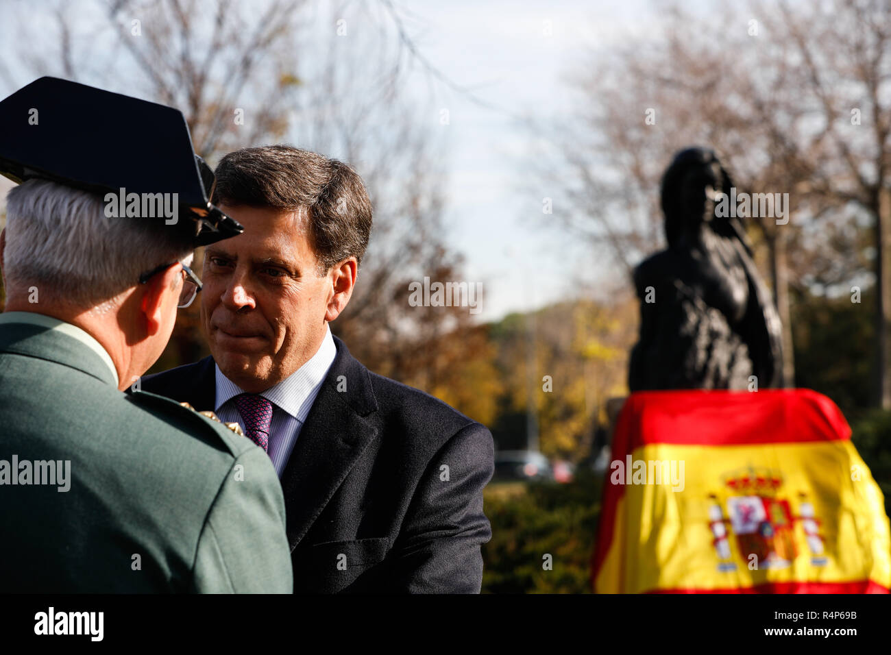 Madrid, Spain. 28th Nov, 2018. JUAN CARLOS QUER, father of Diana Quer ...