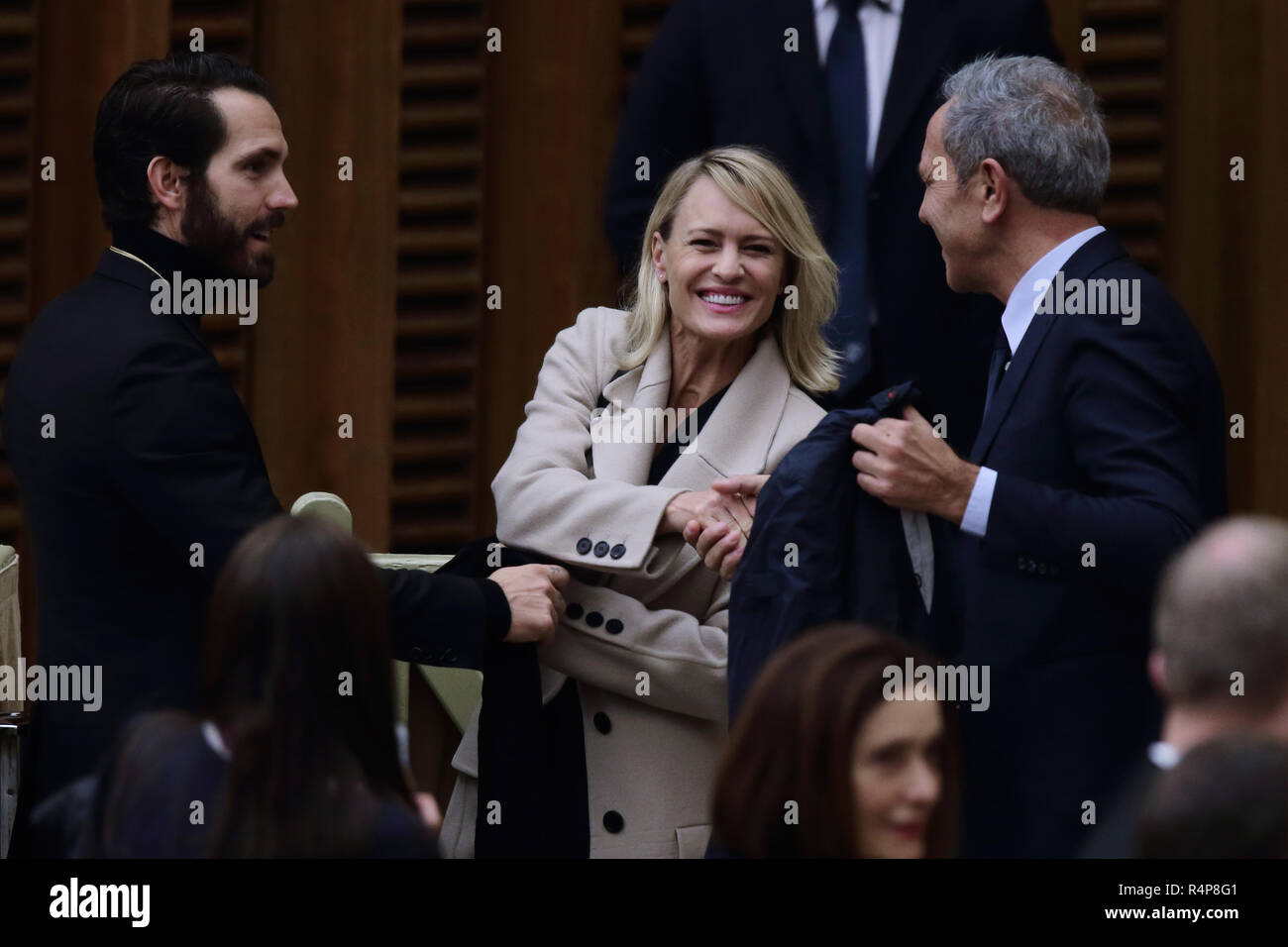 Vatican City, Vatican. 28th Nov 2018. (Holy See) American Actress ROBIN ...