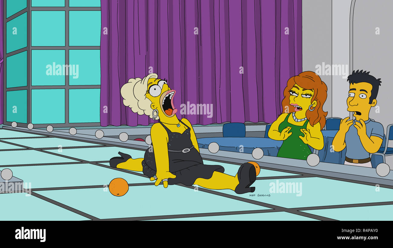 THE SIMPSONS, Homer Simpson (left, voiced by Dan Castellaneta ...