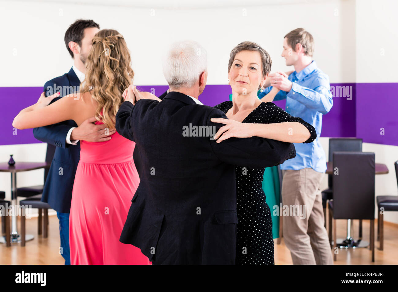 Old man in dance class hi-res stock photography and images - Alamy