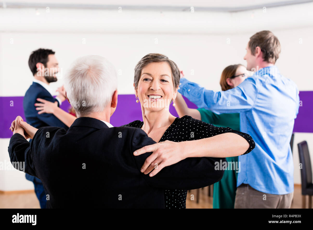 Old man in dance class hi-res stock photography and images - Alamy