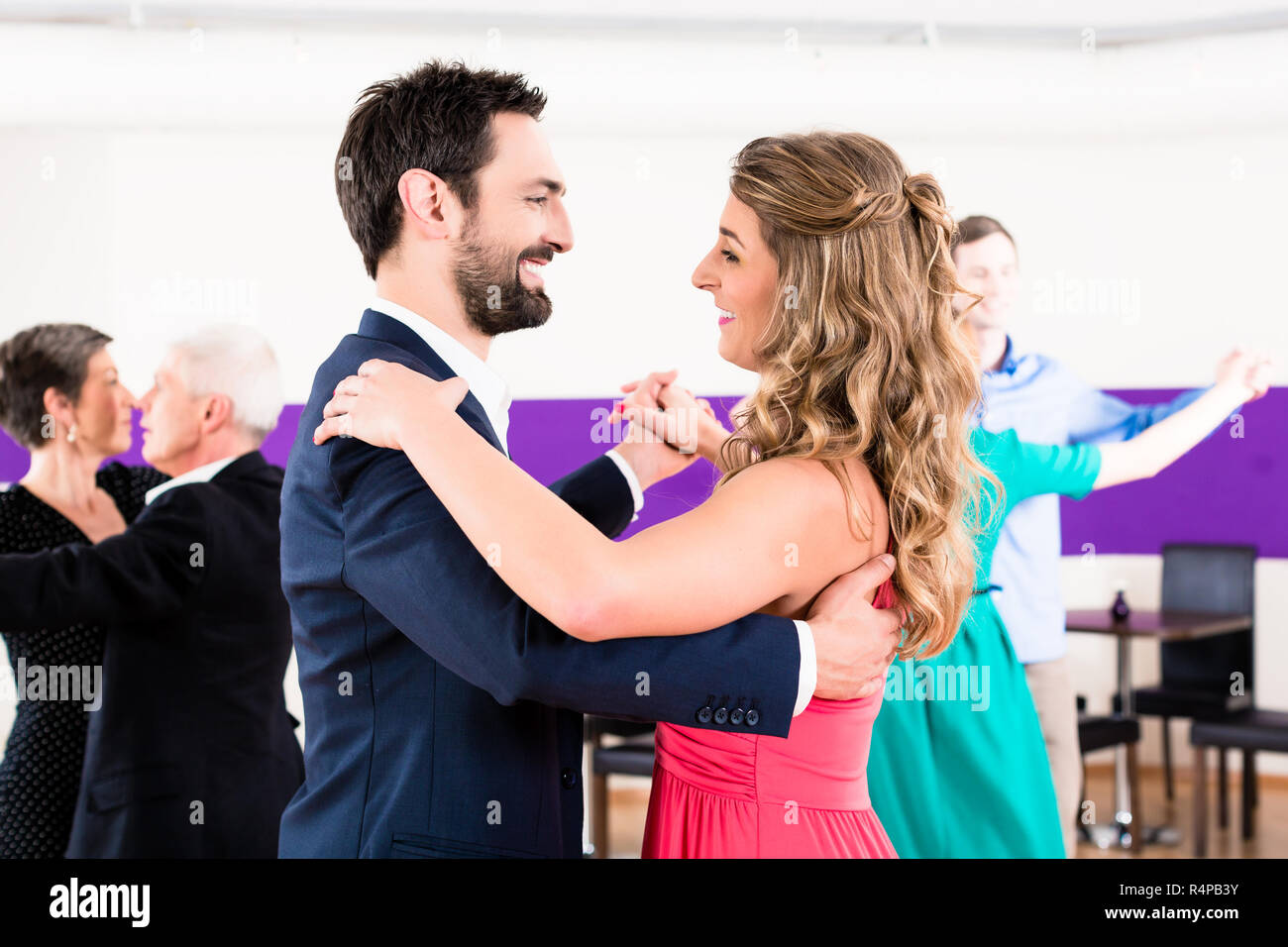 Dance lesson senior hi-res stock photography and images - Alamy