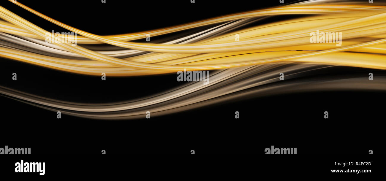 Abstract elegant wave panorama design with space for your text Stock ...