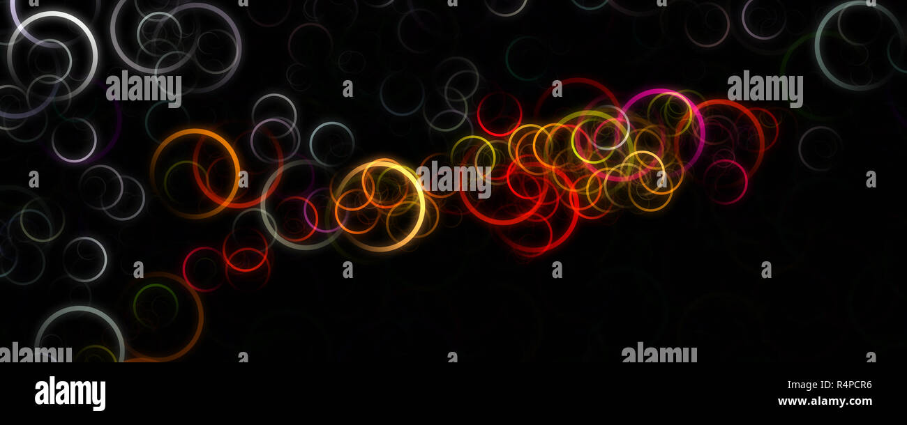 Fantastic circle panorama background design illustration Stock Photo ...
