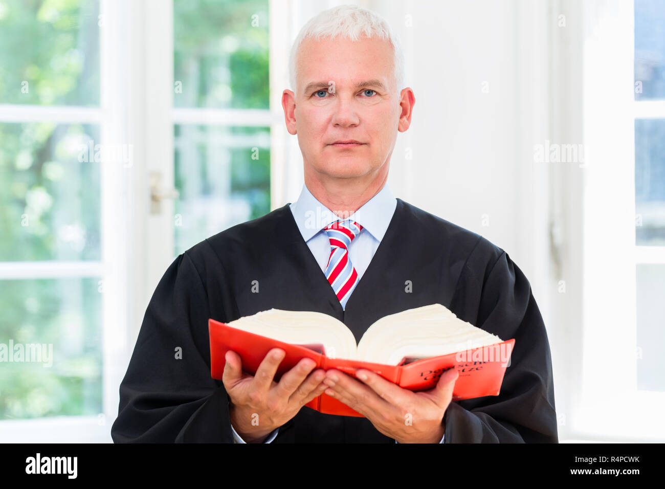 Trial Lawyer in his law firm Stock Photo - Alamy