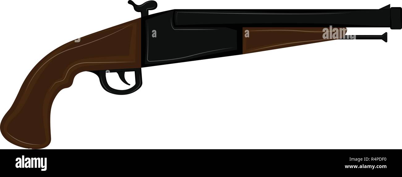 Pistol antique Stock Vector Images - Alamy