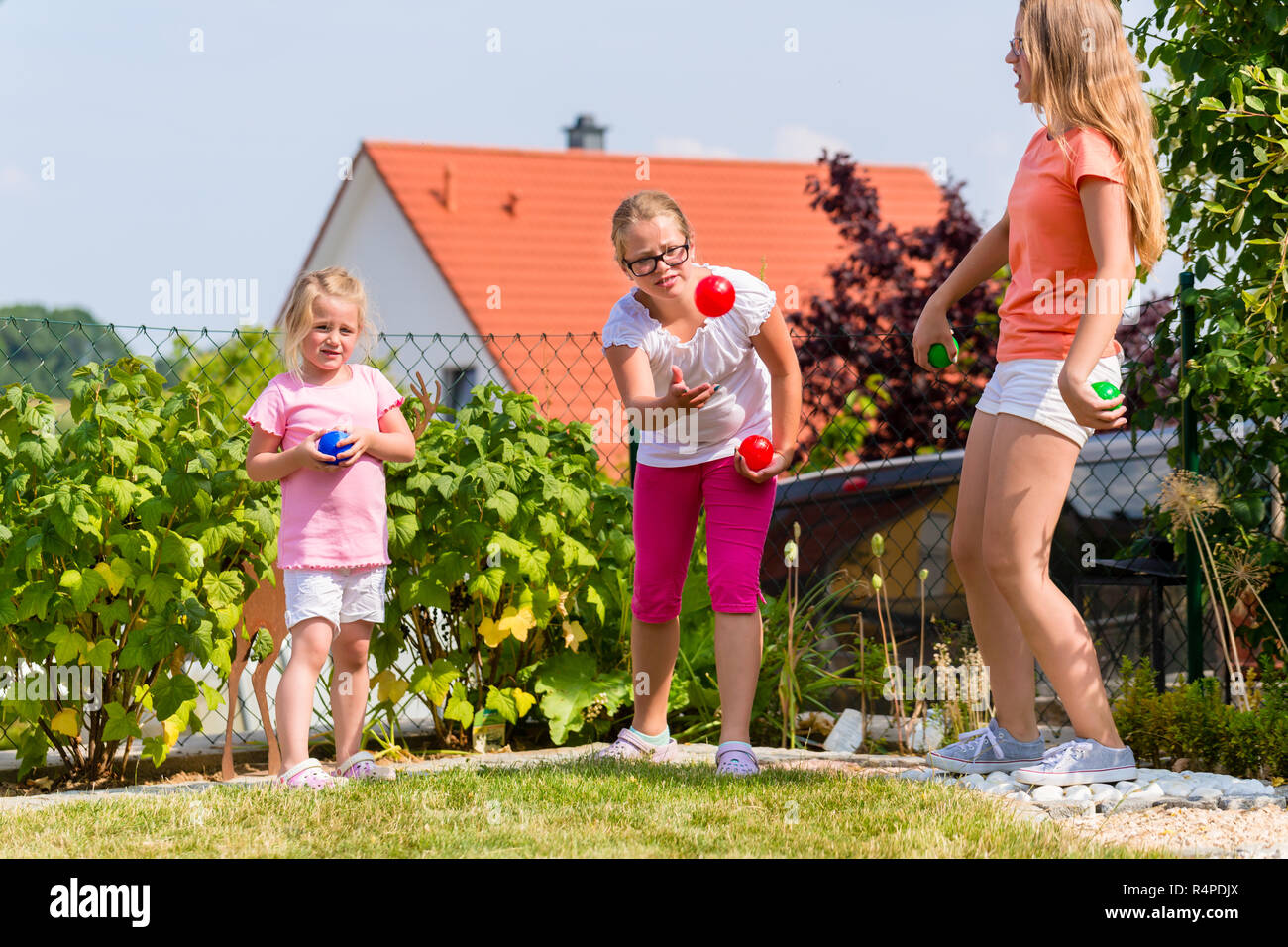 Bocce kids hi-res stock photography and images - Alamy
