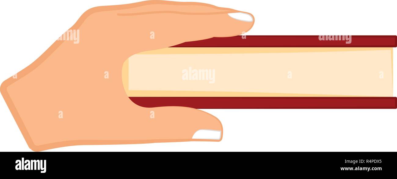 Hand giving book Stock Vector Images - Alamy