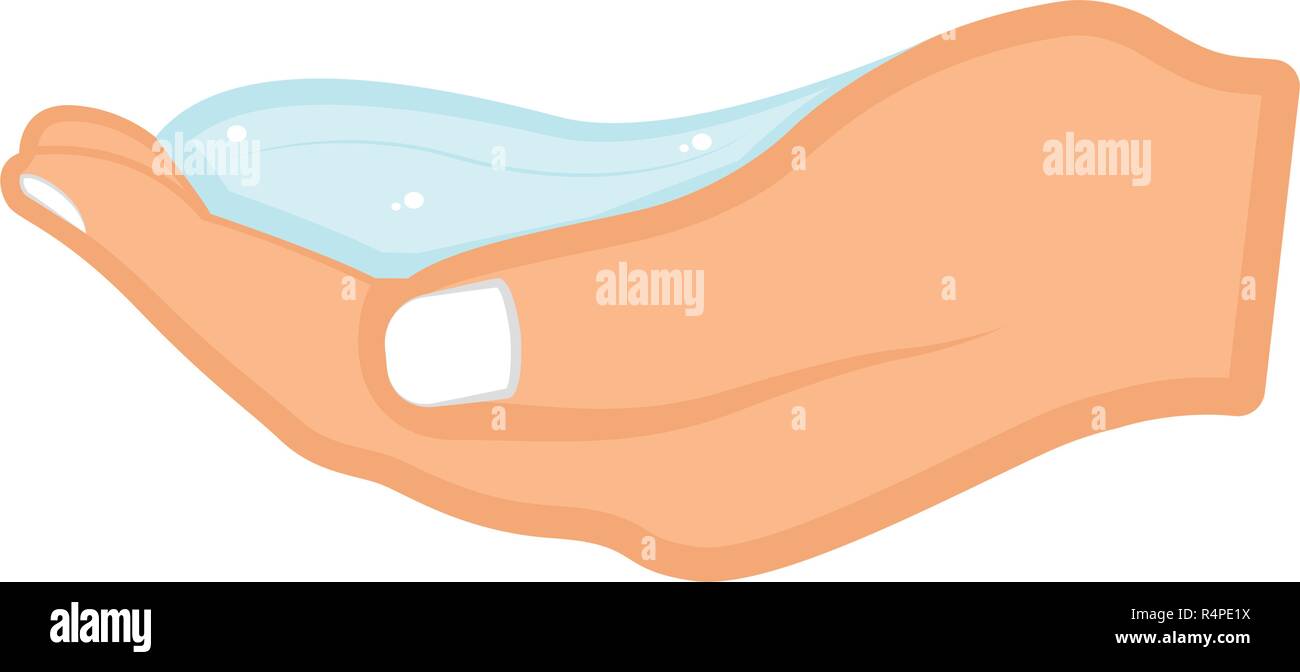 Hand holding water Stock Vector Image & Art - Alamy