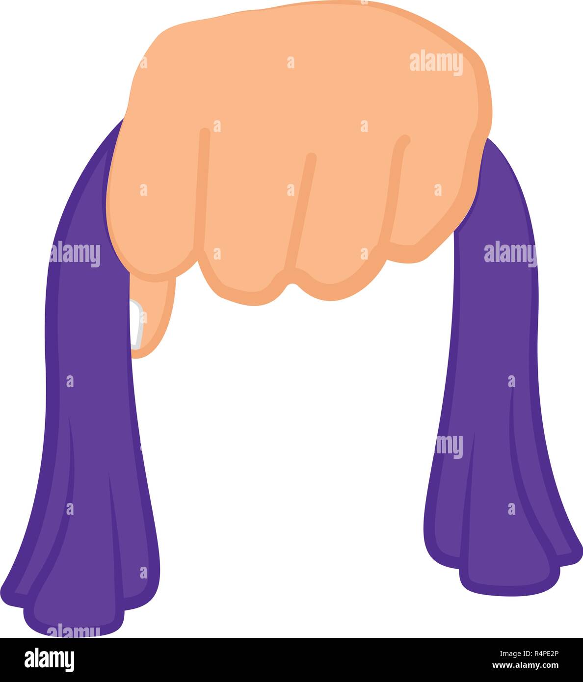 Hand holding a cloth Stock Vector Image & Art - Alamy