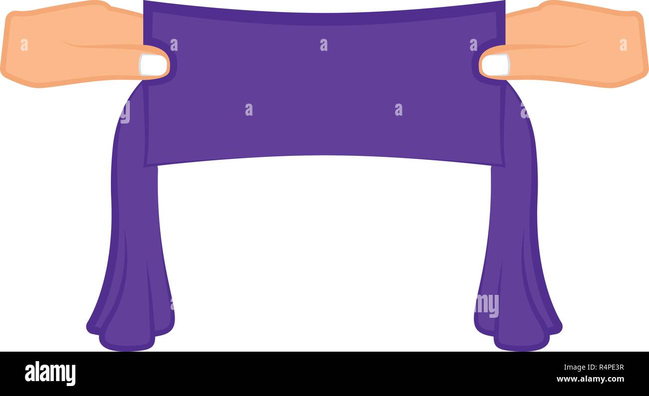 Hand holding a cloth Stock Vector Image & Art - Alamy