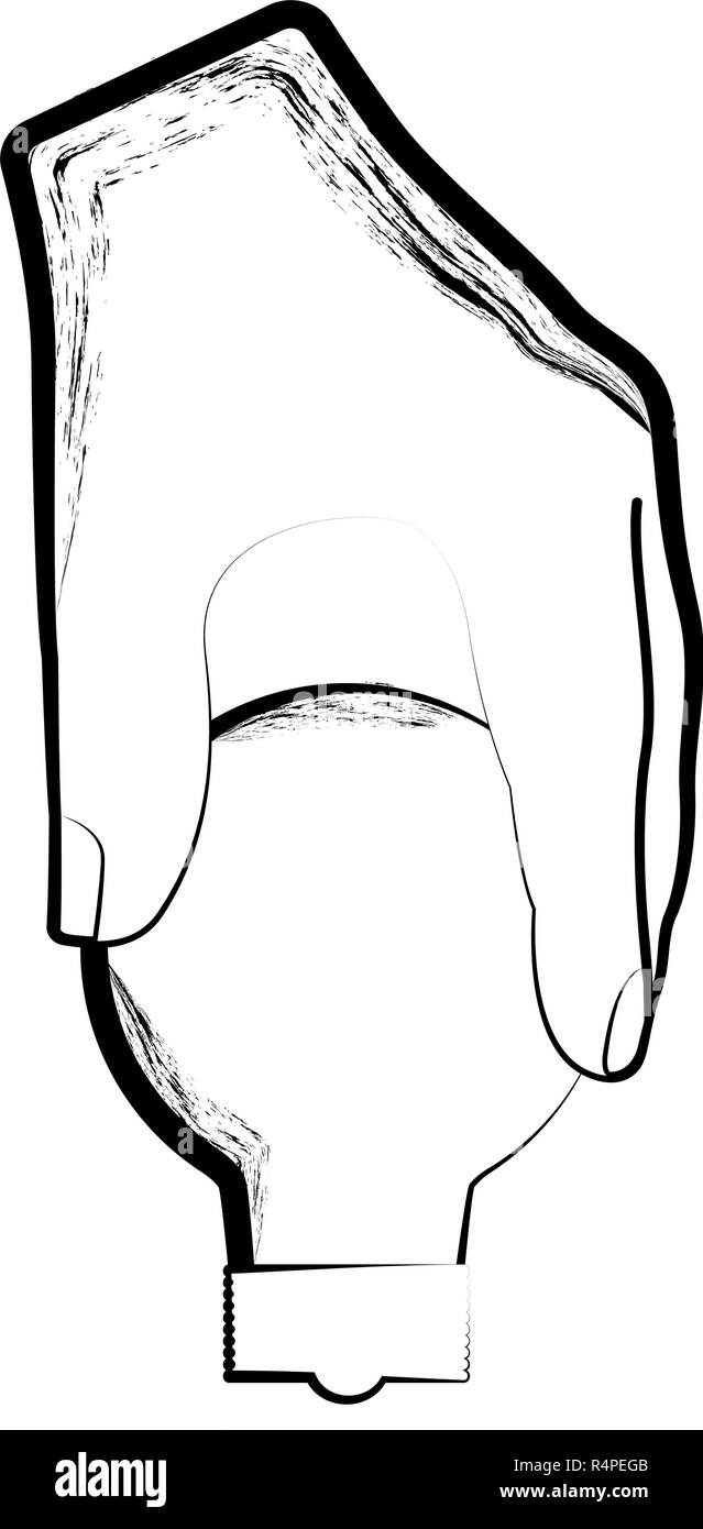 Sketch of a hand holding a lightbulb Stock Vector Image & Art - Alamy