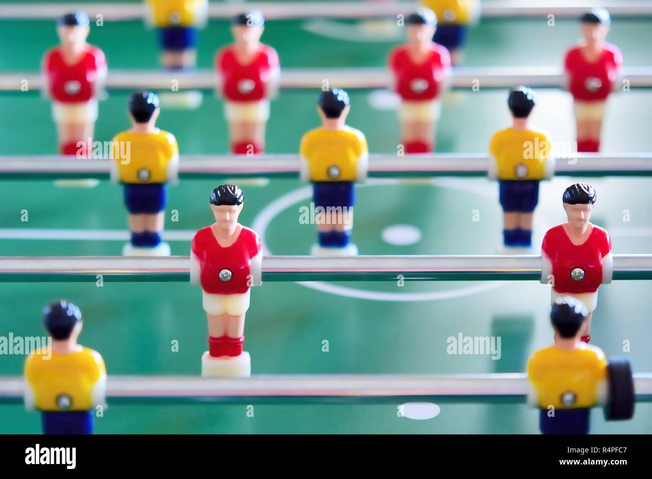 Table soccer game played hi-res stock photography and images - Alamy