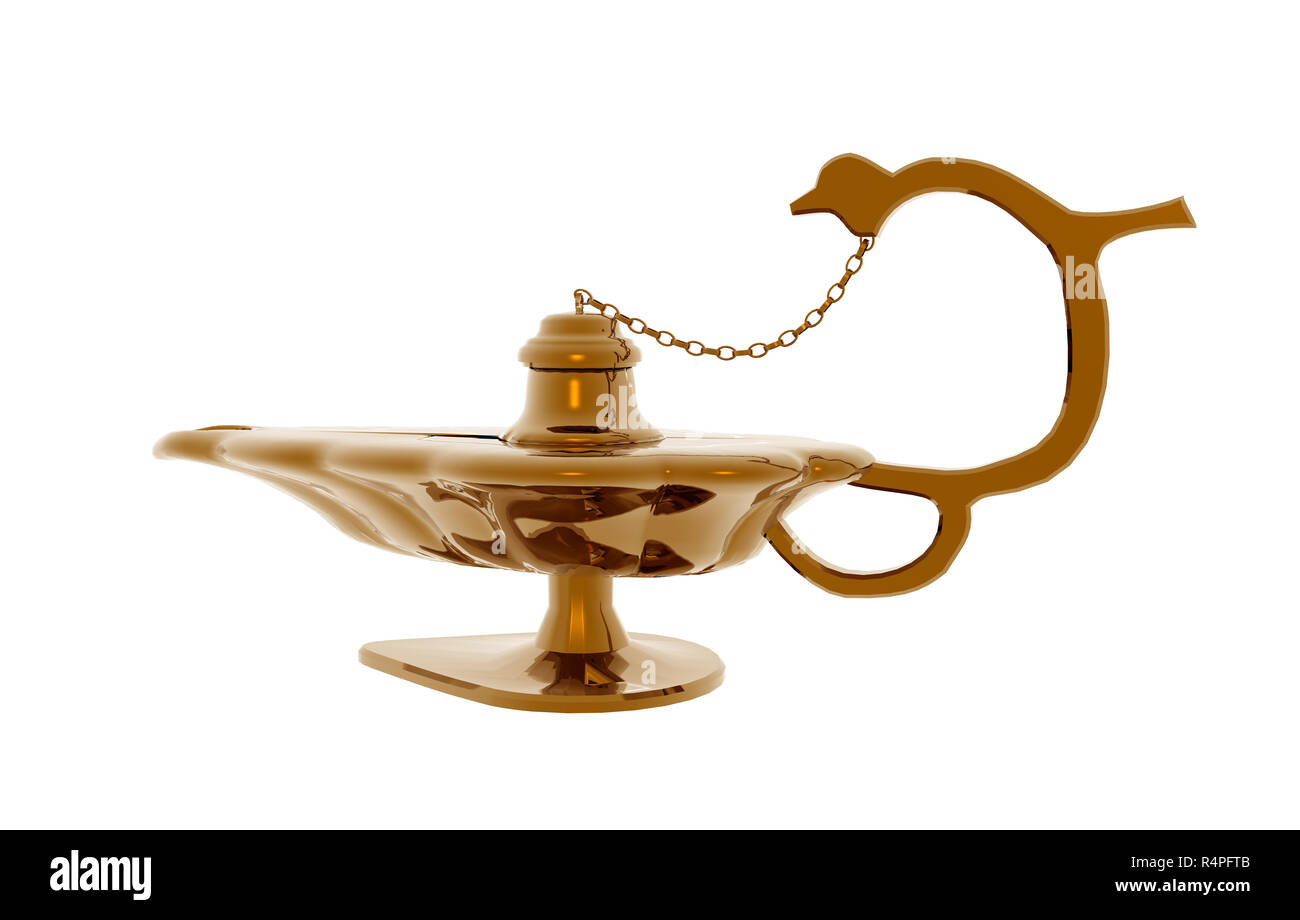 Magic lamp Cut Out Stock Images & Pictures - Alamy