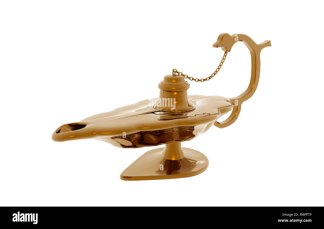 Magic lamp Cut Out Stock Images & Pictures - Alamy