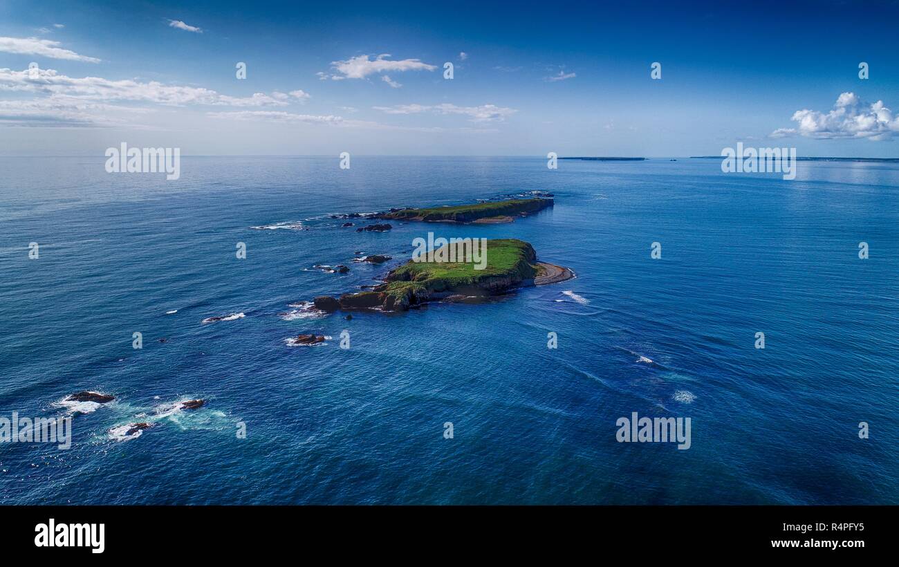 Aerial Photography of Small Islands Stock Photo - Alamy