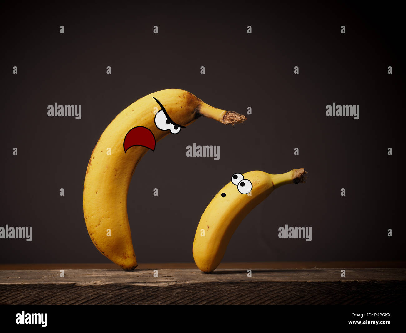 Big man little man fight hi-res stock photography and images - Alamy