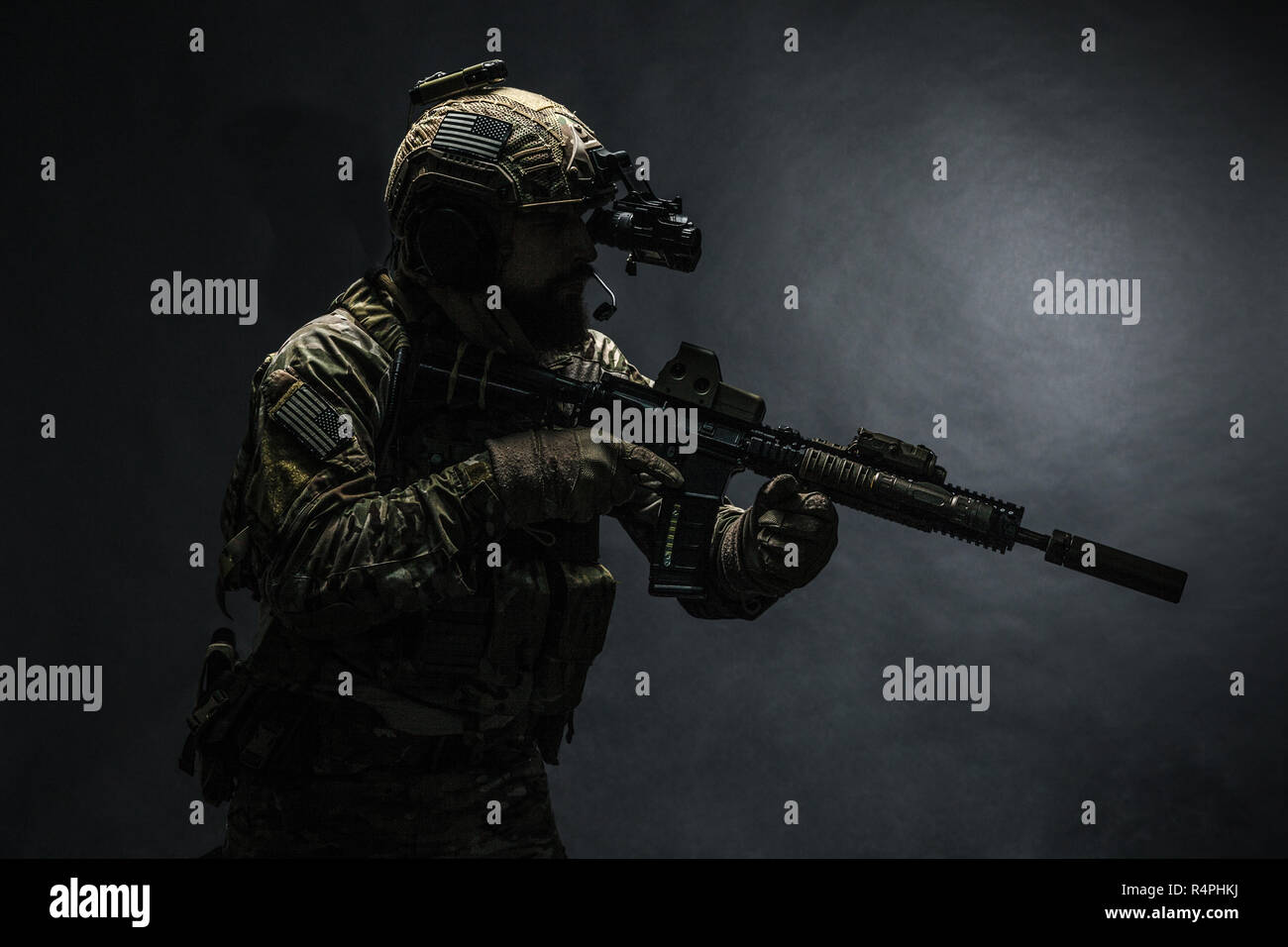 Army Ranger in field Uniforms Stock Photo - Alamy