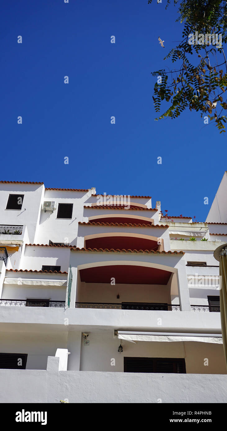 houses in albufeira Stock Photo - Alamy