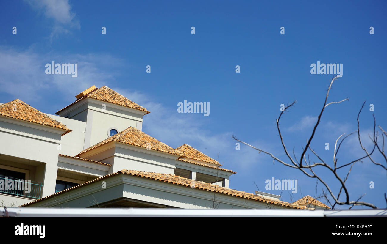 houses in albufeira Stock Photo - Alamy