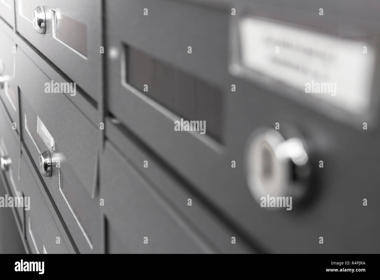 Silver mailboxes hi-res stock photography and images - Alamy