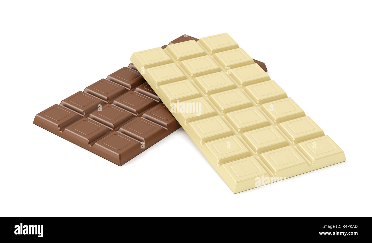 Two chocolate bars Stock Photo - Alamy
