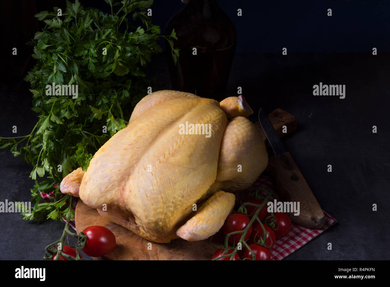 Capon dish hi-res stock photography and images - Alamy