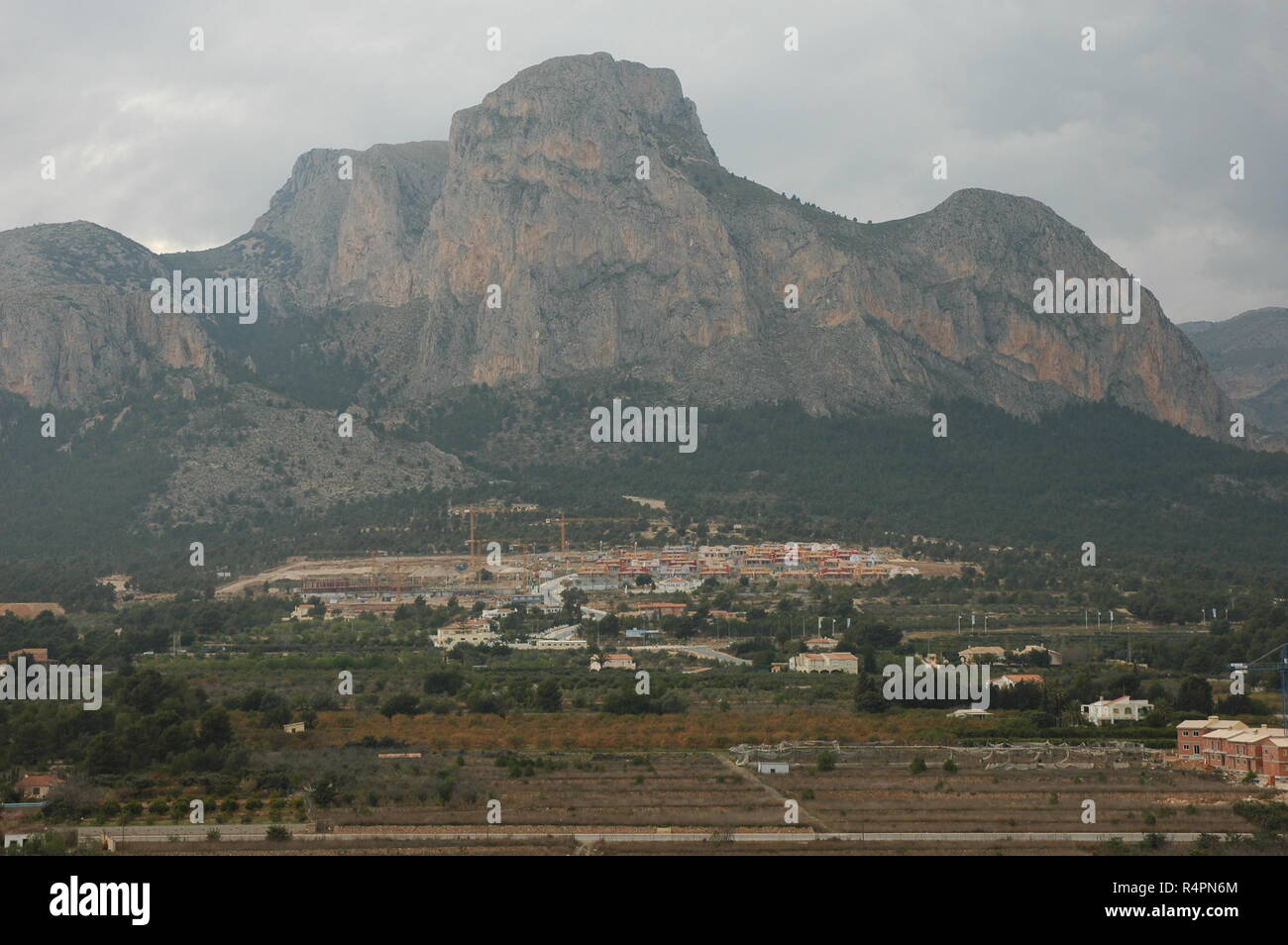cityscapes / facades in polop de la marina - costa blanca - spain Stock ...