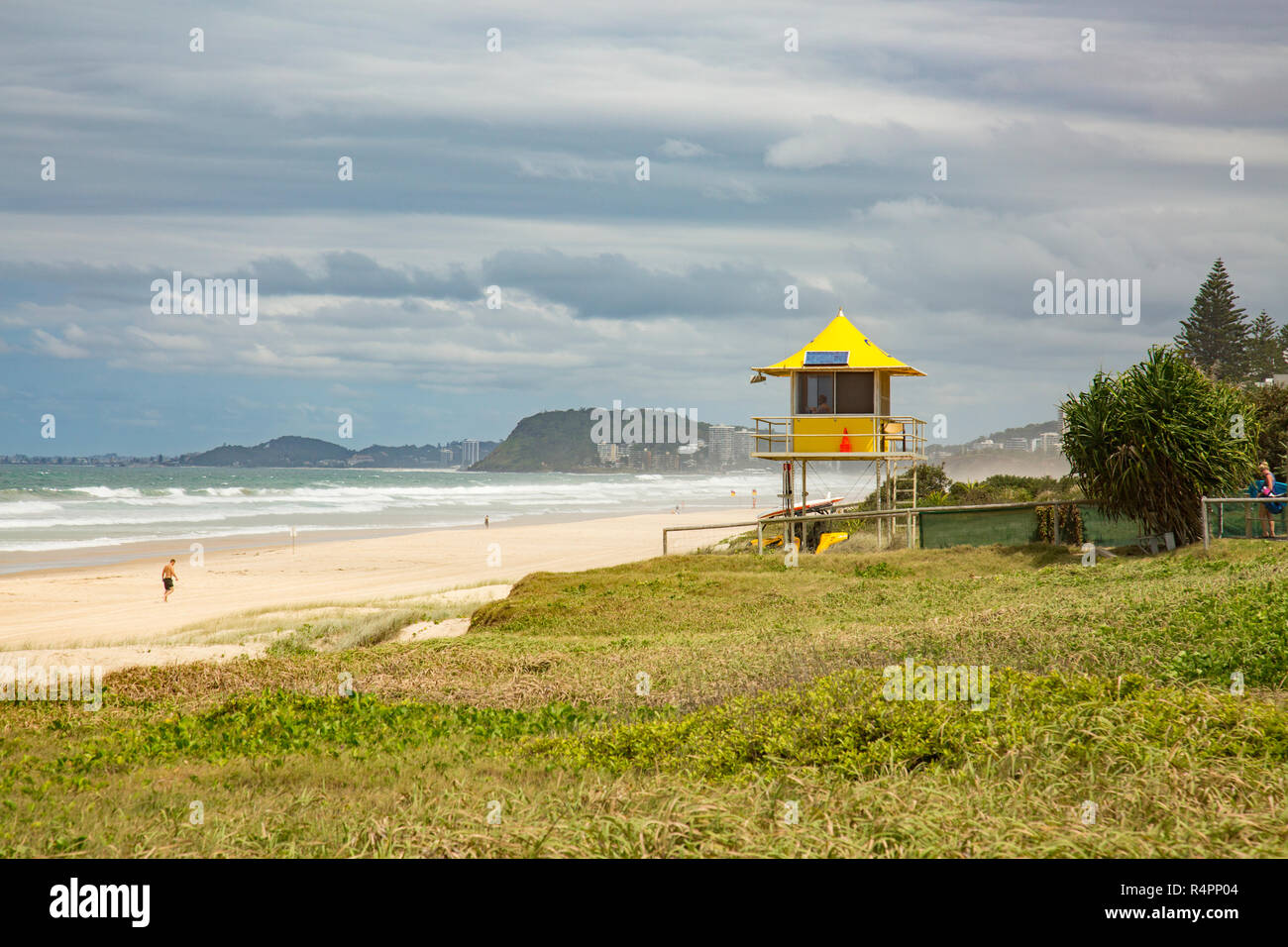 Gold Coast famous for its beaches and coastline, here with lifeguard ...