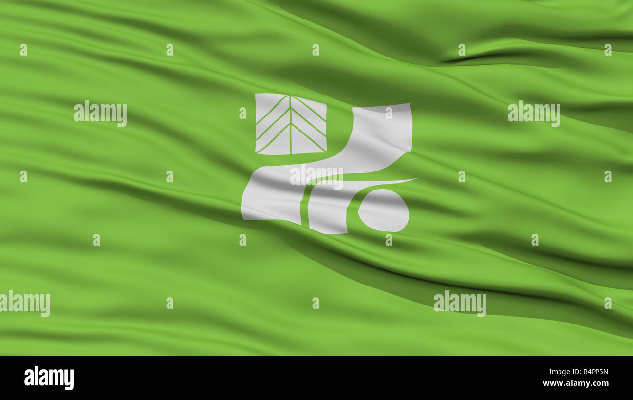 Closeup Tochigi Japan Prefecture Flag Stock Photo - Alamy