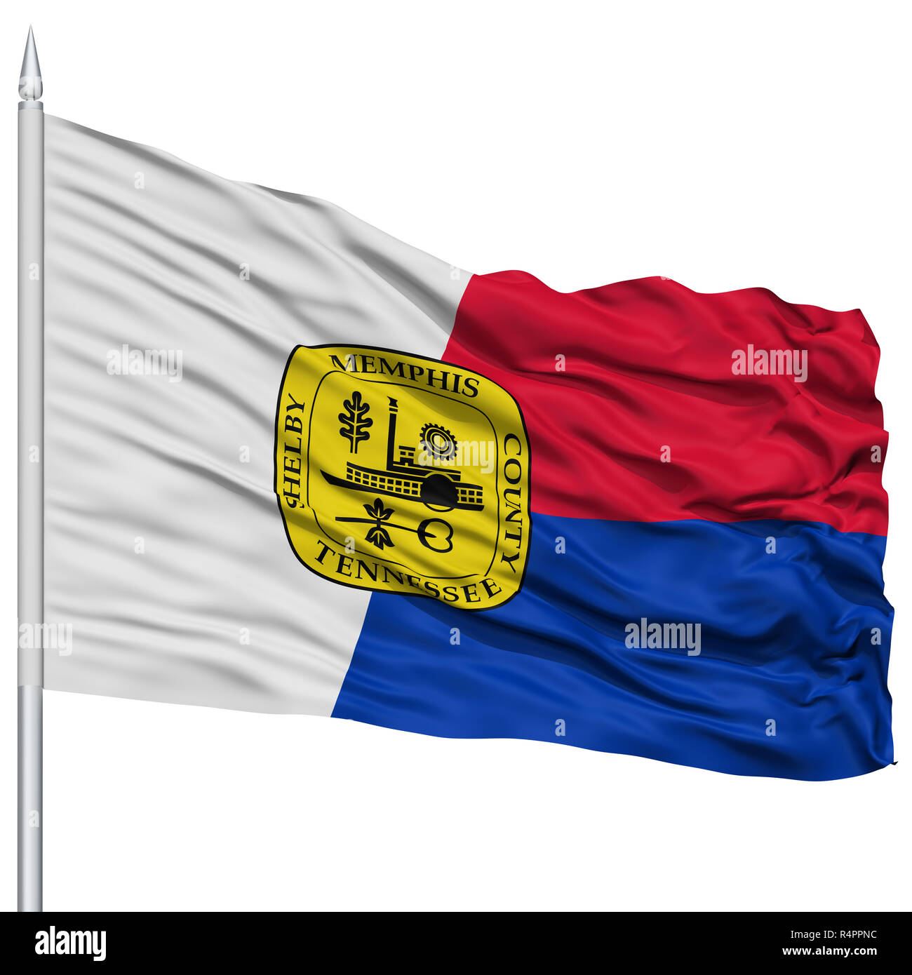 3d flag of memphis hi-res stock photography and images - Alamy
