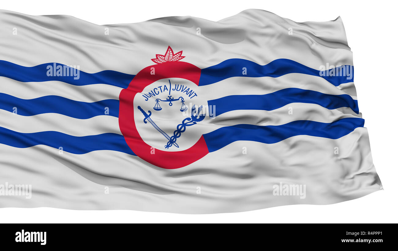 Isolated Cincinnati City Flag, United States of America Stock Photo - Alamy