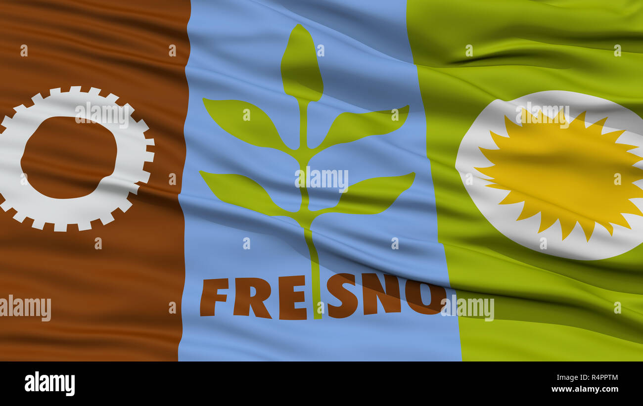 Fresno city flag hi-res stock photography and images - Alamy