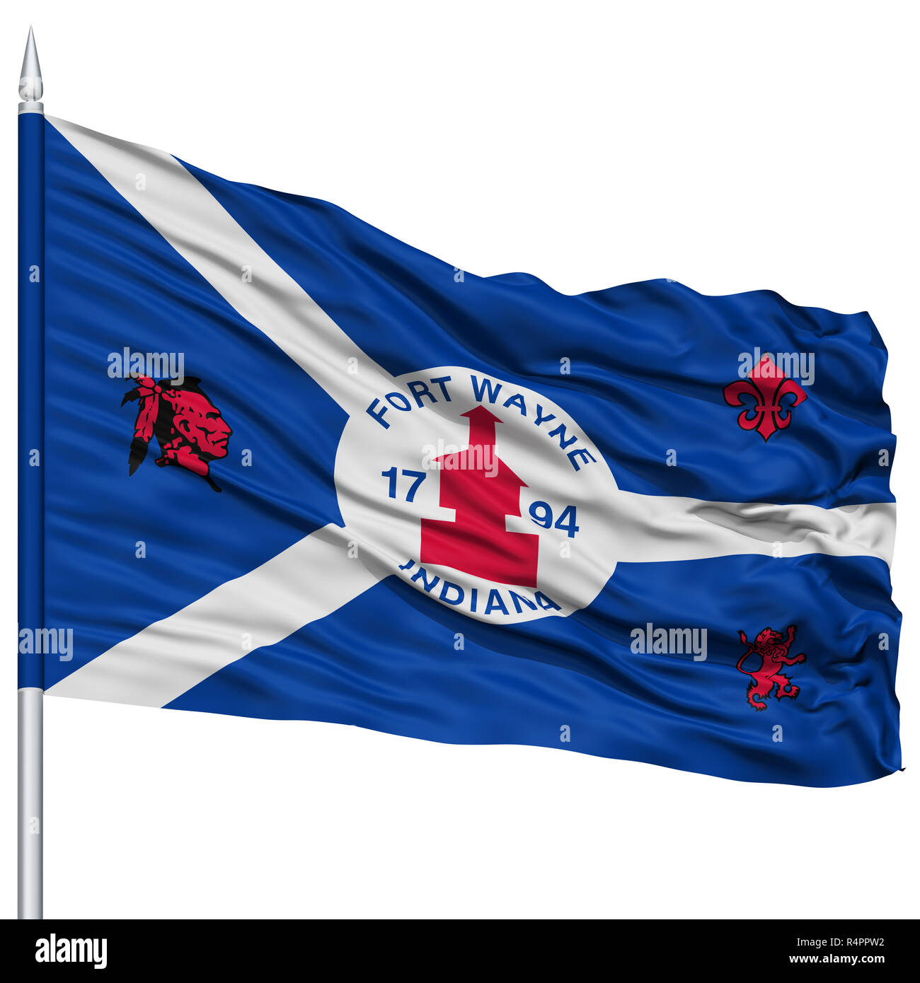 Fort wayne flag hi-res stock photography and images - Alamy