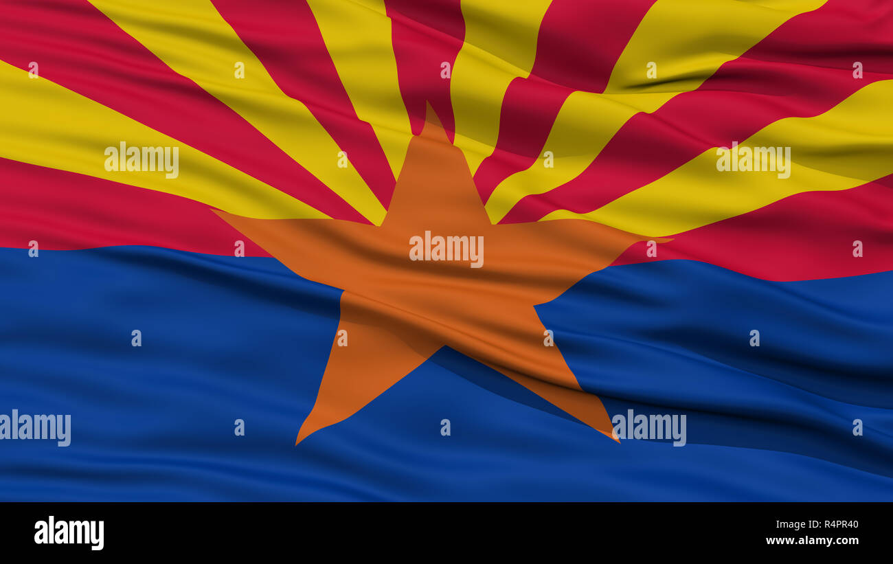 3d rendering flag arizona hi-res stock photography and images - Alamy