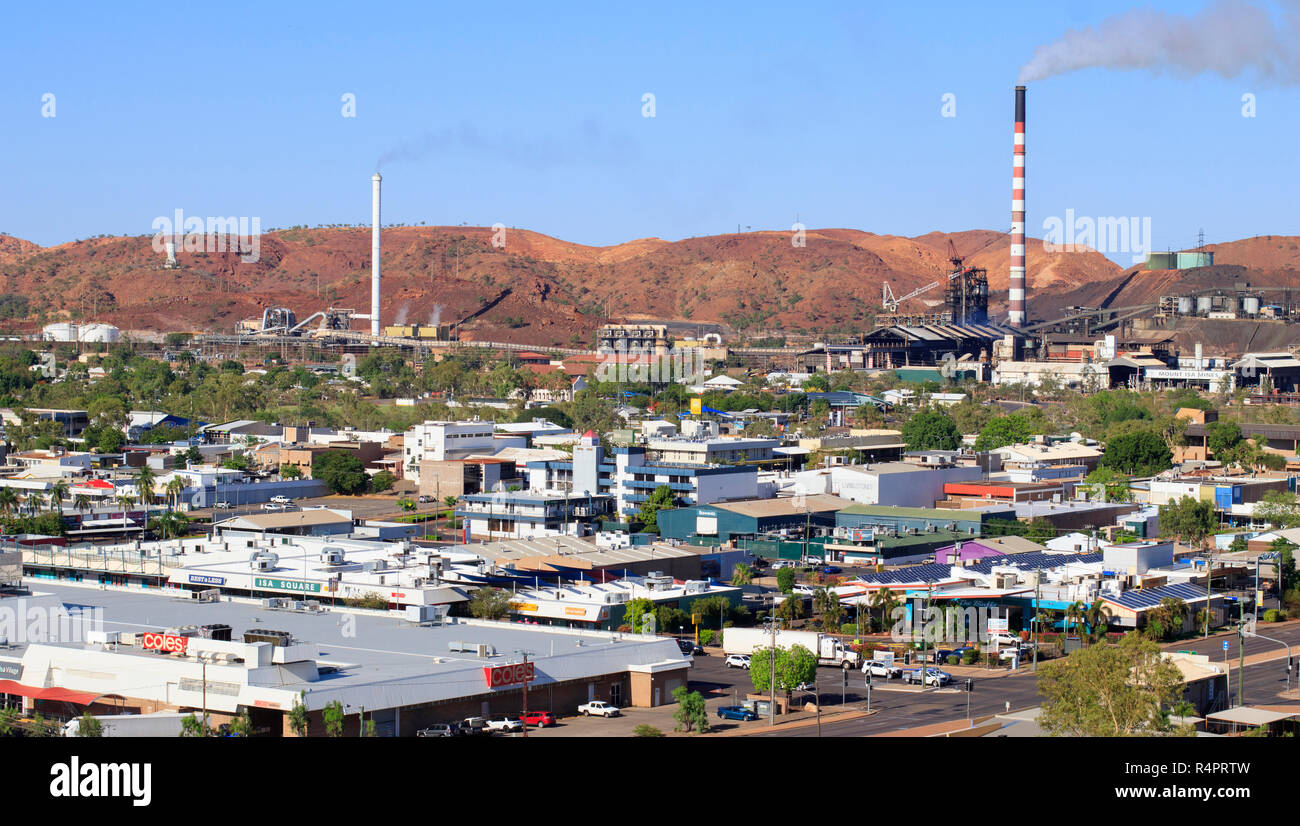 Mount Isa Mine produces copper, lead, zinc and silver and dominates the ...