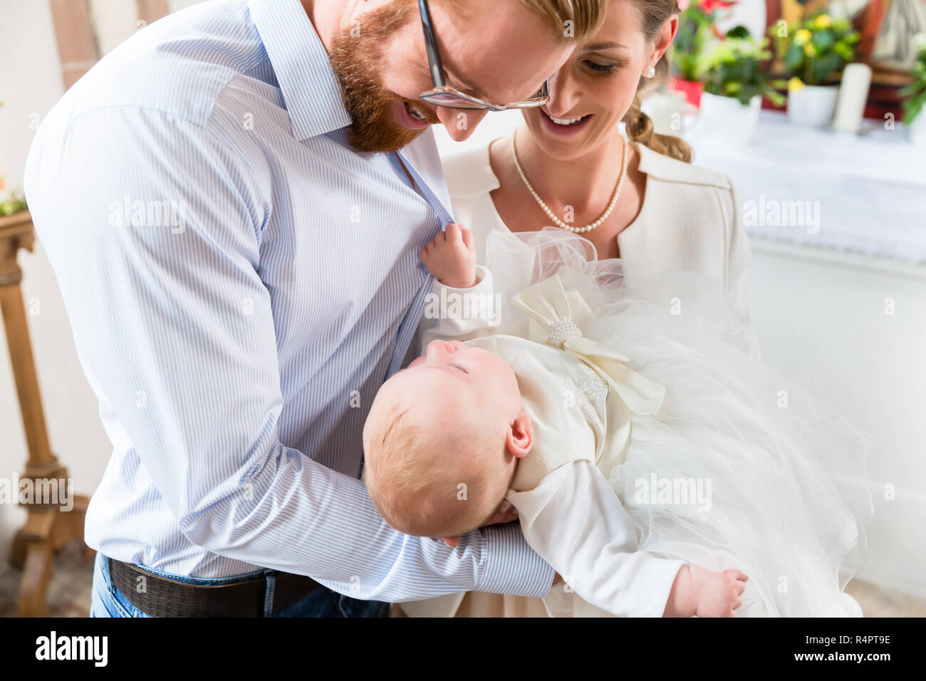 Christening baby font water hi-res stock photography and images - Alamy