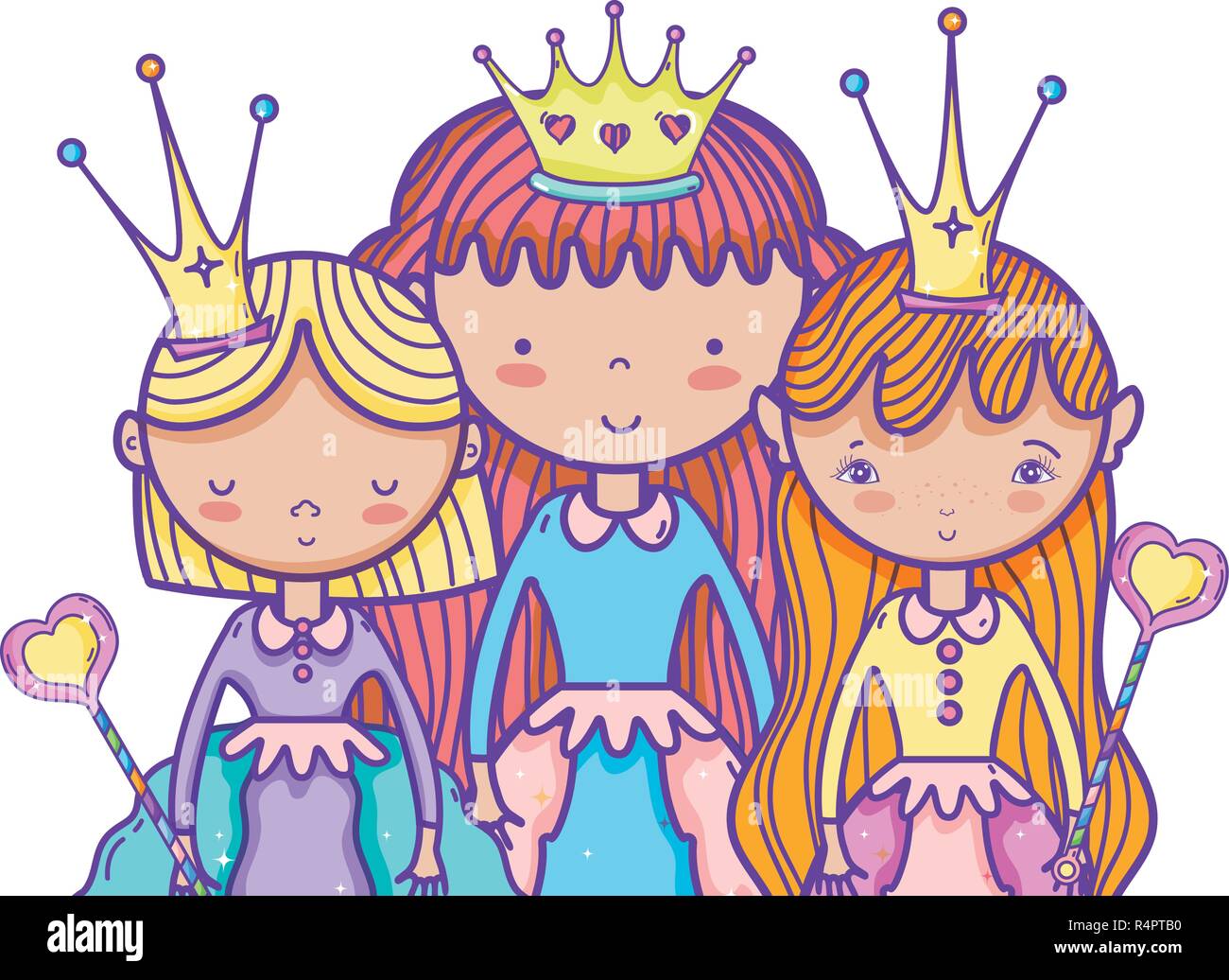Cartoon fairy princesses hi-res stock photography and images - Alamy