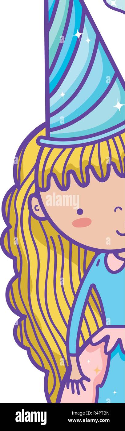 cute magic princess cartoon vector illustration graphic design Stock ...