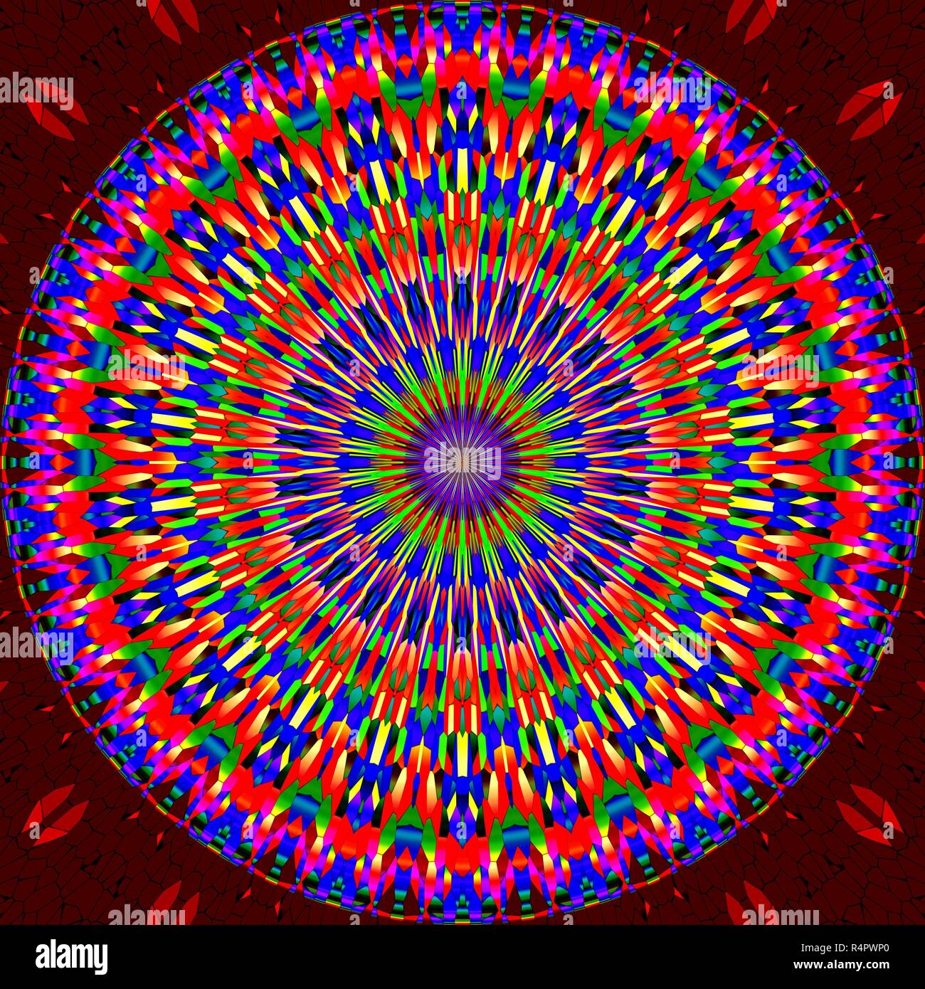 Mandala circle decorative spiritual indian hi-res stock photography and ...