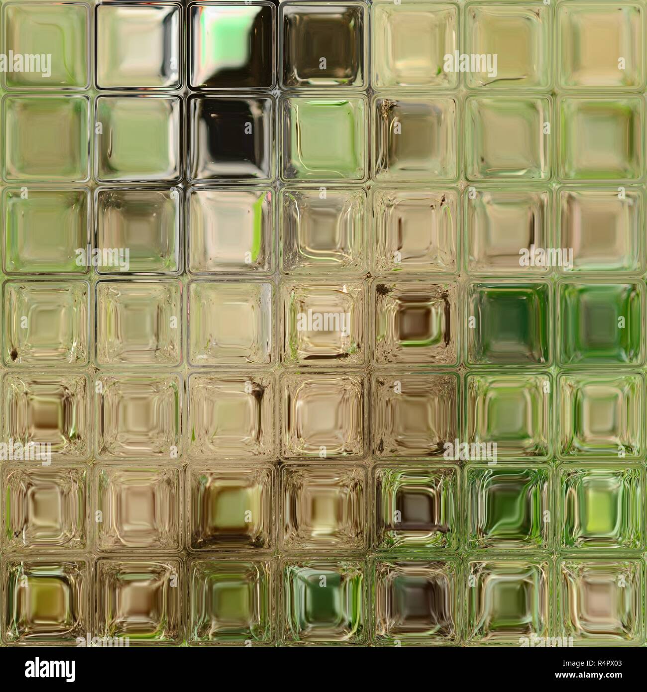 Green glass tiles Stock Photo - Alamy