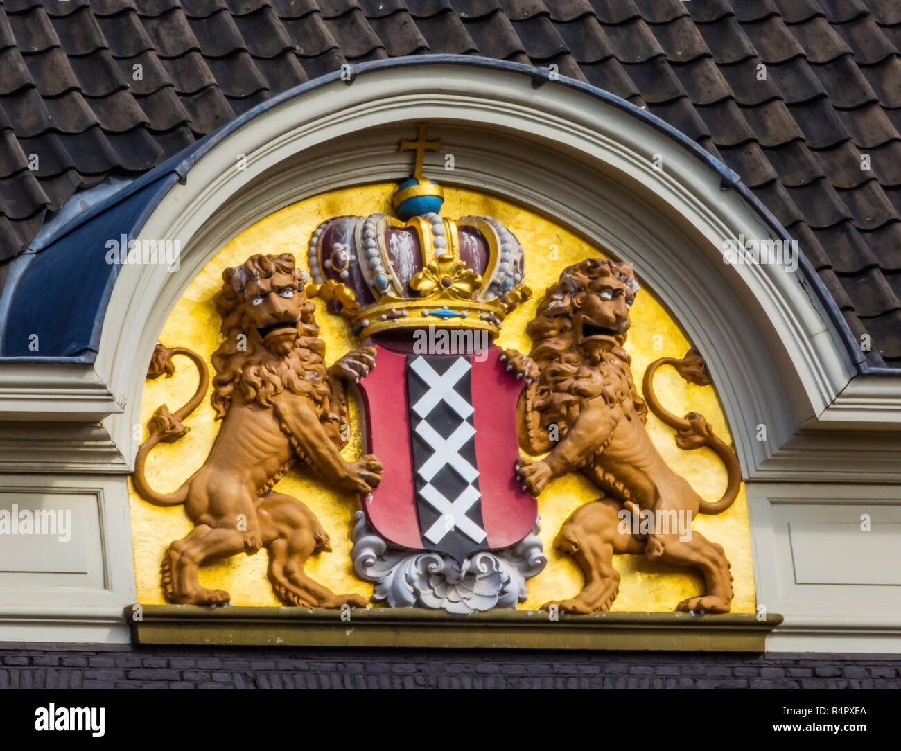 Coat of arms of amsterdam hi-res stock photography and images - Alamy