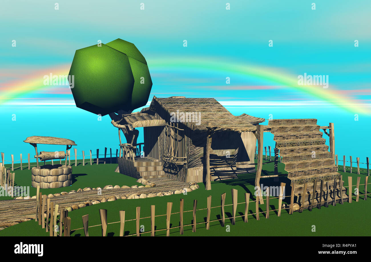 Cartoon farm hi-res stock photography and images - Alamy