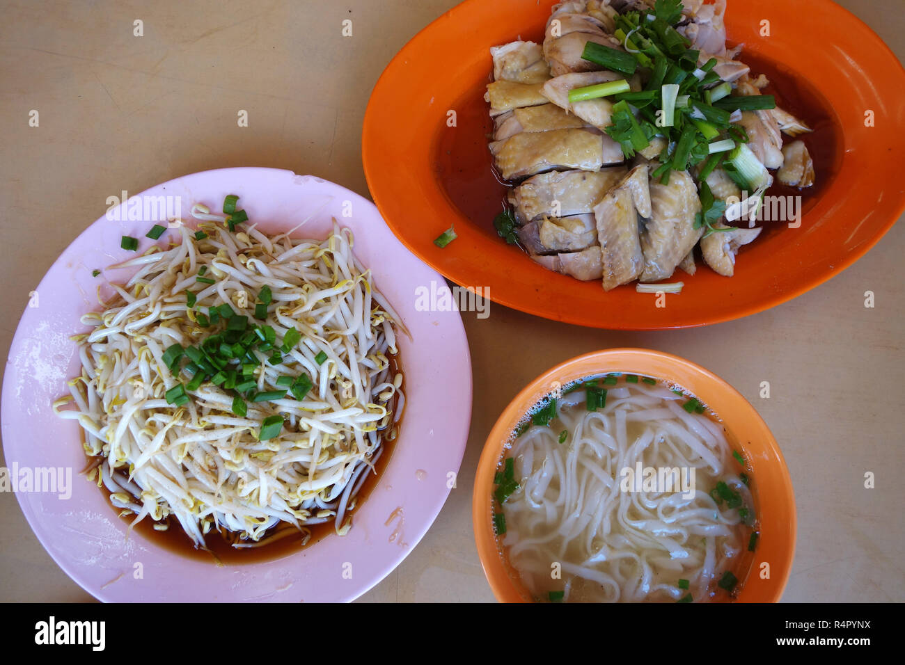 Ipoh traditional food Chicken Hor Fun Stock Photo - Alamy