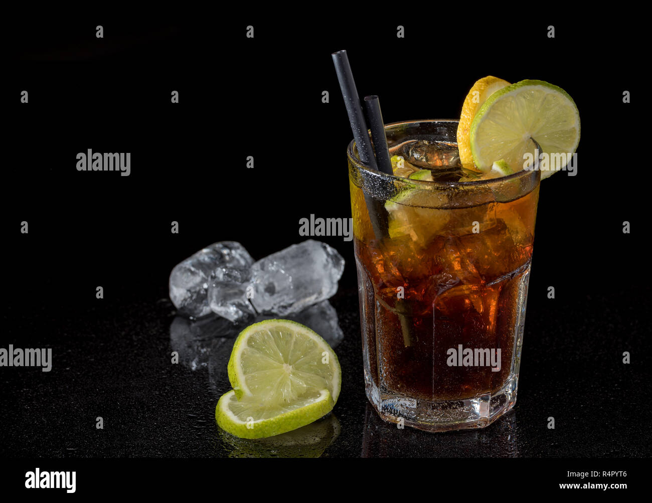 cuba libre for the party night Stock Photo - Alamy