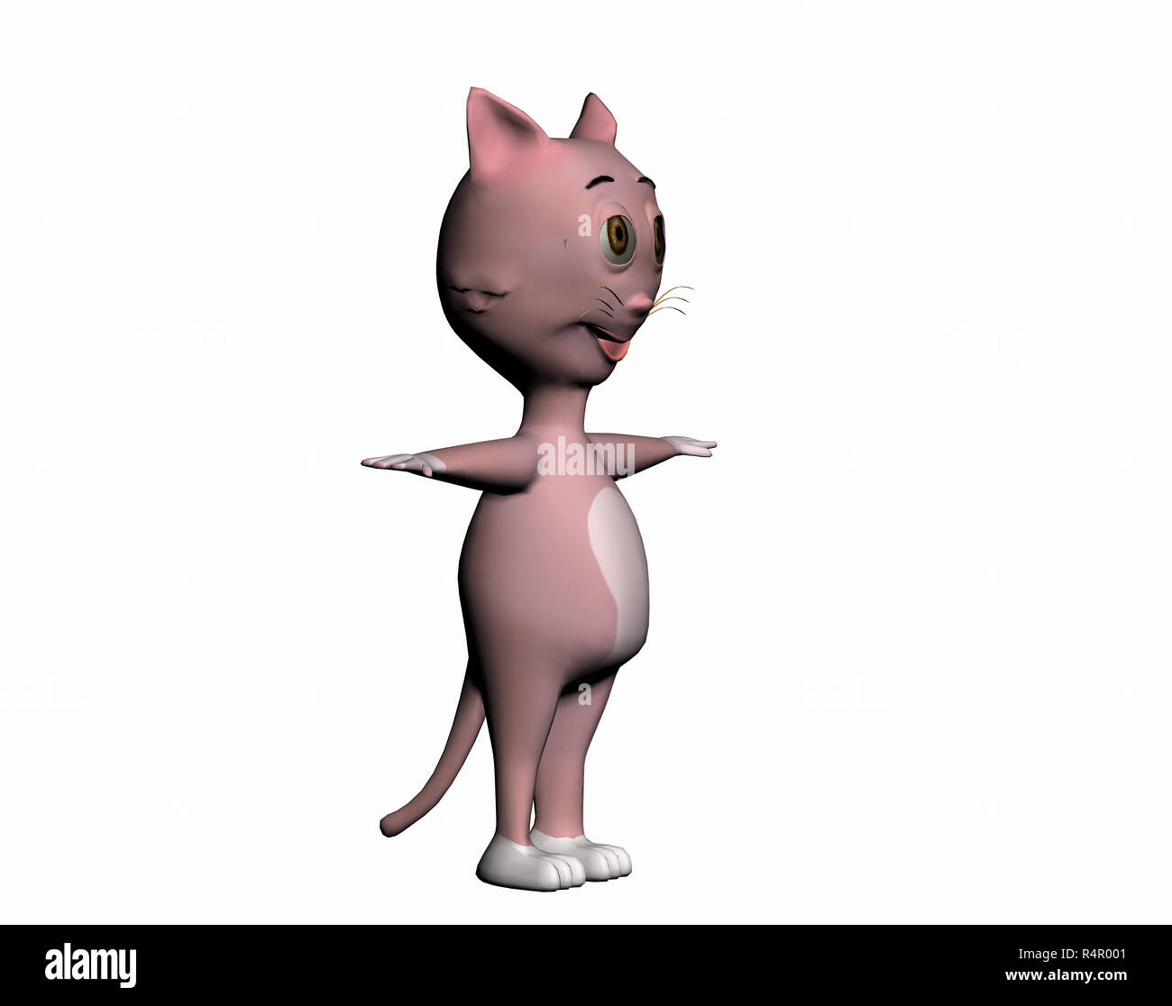 cartoon cuddly cat free Stock Photo - Alamy